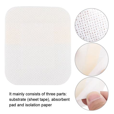 Parche Para Heridas Anggrek 50 Piezas Autoadhesivo Transpirable 3 Capas