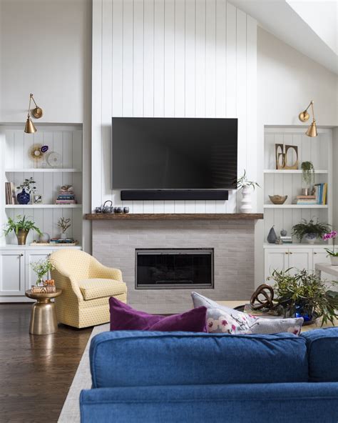 How To Decorate A Mantel When You Have A Tv Above It Designed