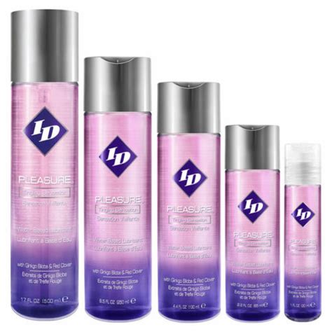 Id Pleasure Tingling Sensation Lubricant Water Based Stimulating Lube