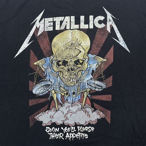 Metallica 1994 Doris Pushead Fits Xl 7955 Gre