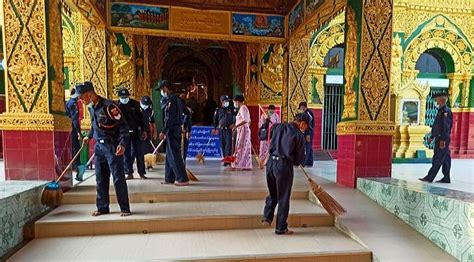 ဇလွန်မြို့နယ်တွင် ၇၆ နှစ်မြောက် မြန်မာနိုင်ငံမီးသတ်တပ်ဖွဲ့နေ့ အထိမ်းအမှတ် အာရုဏ်ဆွမ်း ဆက်ကပ်လ