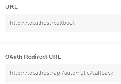 Automatic OBDII Tracker Err Invalid Client Change Of
