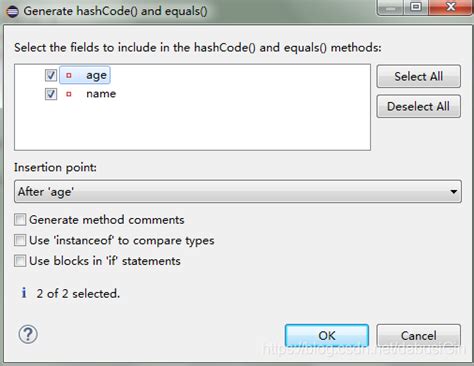 eclipse自动生成get、set、equals、tostring方法的快捷方式 eclipse自动生成equals csdn博客