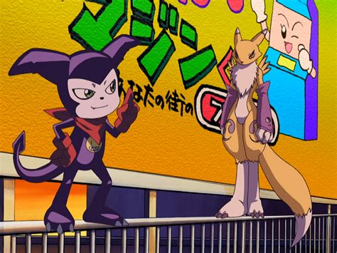 Impmon And Renamon Renamon Tamers Digimonwiki Fandom