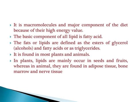 Lipids Properties Classification Function PPTX Chemistry Science