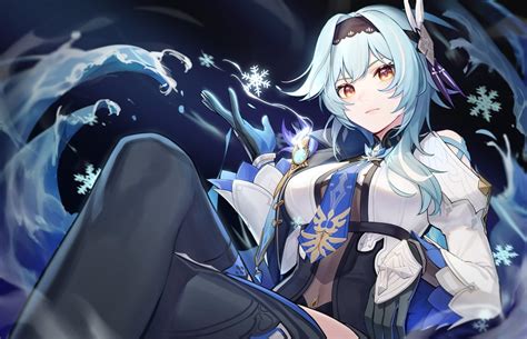 Eula Genshin Impact Drawn By Shiliuyexiaohei Danbooru