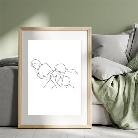 Erotic Line Art Naked Line Art Sensual Bedroom Wall Art Couple Love