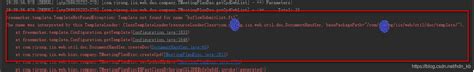 Freemarkertemplatetemplatenotfoundexception Template Not Found For Name “xxxftl“ Csdn博客