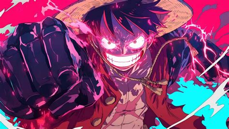 One Piece Luffy Haki Punch Desktop Wallpaper 4k Wallpaper