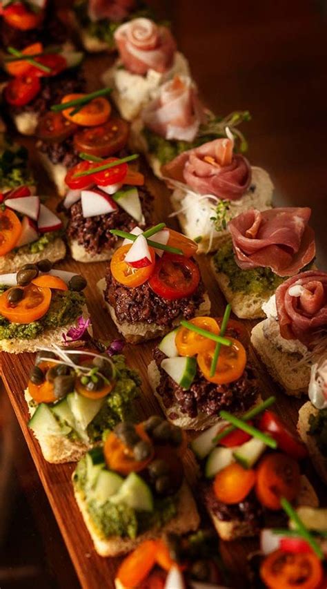 Beautiful Spring Canapés Canapes Recipes Easy Canapes Clean Eating