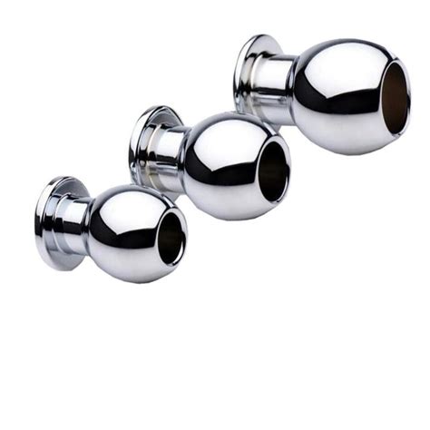 3 Size Hollow Anal Dilator Gay Sex Toys For Men Metal Anal Play Butt