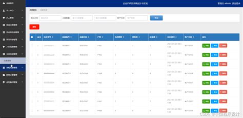 Javaphpnodejspython企业产供销系统设计与实现【2024年毕设】 Csdn博客