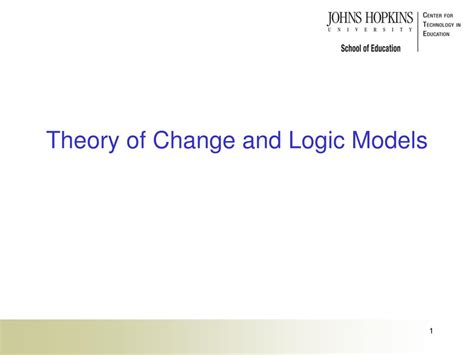 PPT Theory Of Change And Logic Models PowerPoint Presentation Free Download ID 6043068