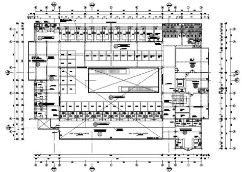 46x33m First Floor Food Factory Building Is Given In This Autocad Drawing File Download Now