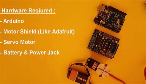 Arduino How To Control Servo Motor With Motor Shield Trybotics