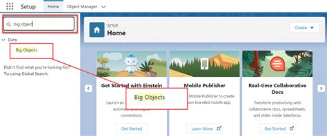 Salesforce Big Object