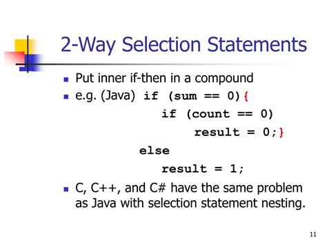 Ppt Statement Level Control Structures Powerpoint Presentation Free