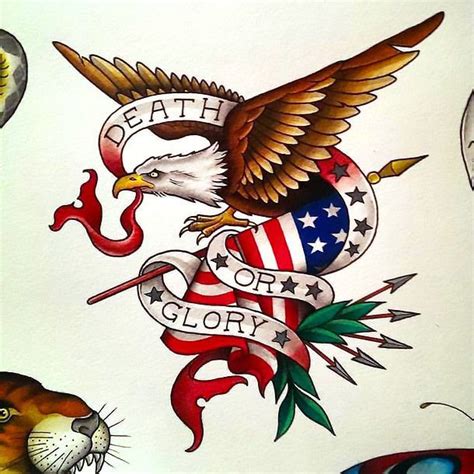 Pin By Hennij On Join Or Die Flag Traditional Eagle Tattoo American