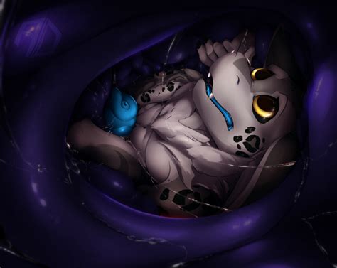 Rule 34 Absurd Res Anthro Anthro Pred Azheos Blue Penis Blue Tongue Bodily Fluids Devourer