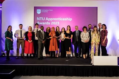 successes celebrated at the ntu apprenticeship awards 2023 nottingham trent university