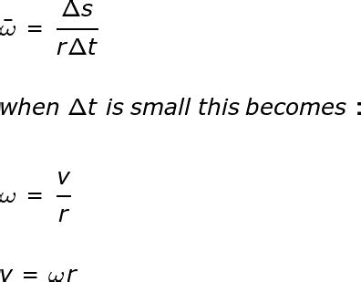 How To Convert Angular Velocity To Linear Velocity Lesson Study