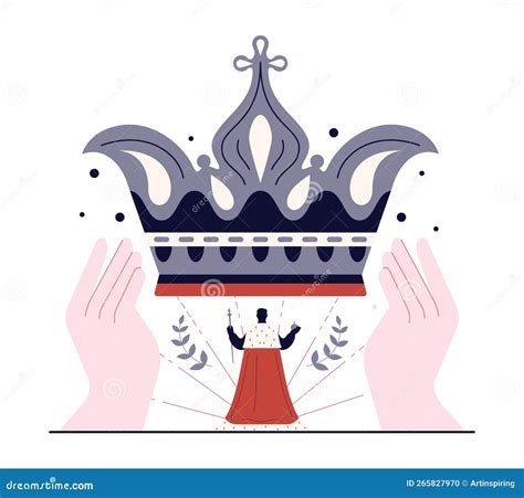 Monarchy Political Regime Or Government System Stock Vector