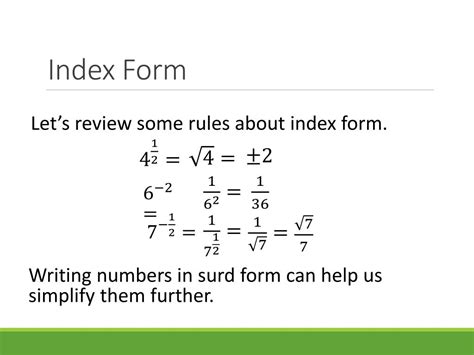 Ppt Adding And Subtracting Surds Powerpoint Presentation Free