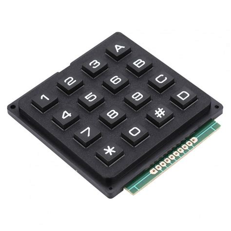 2pack Keyboard Modules With 16 Keys 4x4 Push Buttons External Keypad