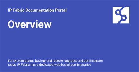 Overview Ip Fabric Documentation Portal