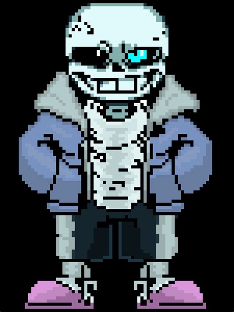 Sans Battle Sprite Pixel Art