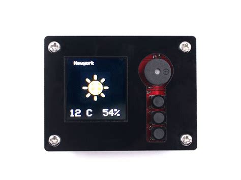 DIY ESP SmartClock Kit With Weather Forecasting Makerfabs