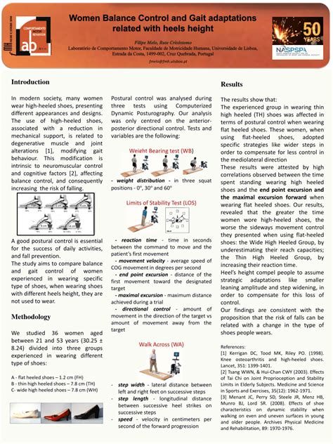 PDF Women Balance Control And Gait Adaptations Related With Heels Hight