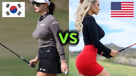미녀골퍼 유현주 VS 페이지 스피래닉 이 보다 더 섹시한 골퍼들은 없다 YouTube