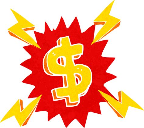 Símbolo De Dólar Dos Desenhos Animados 45140616 Png