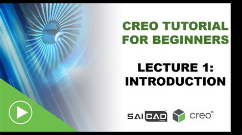 CREO Tutorial For Mechanical Engineering CREO Tutorial For Beginners
