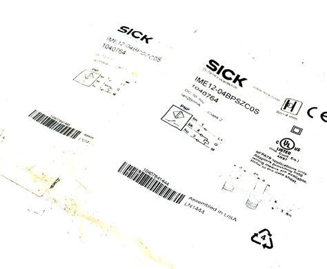 New Lot Of 2 Sick Ime12 04bpszc0s Proximity Sensor 1040764 Sb Industrial Supply Inc