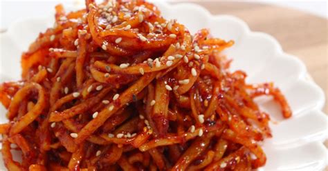 부드러운 고추장진미채 볶음 만들기 마요네즈 꿀팁 진미채 요리