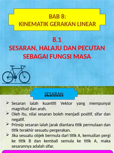 8 1 Kinematik Gerakan Linear Pdf