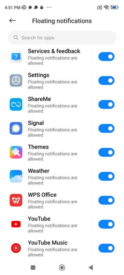 Xiaomi Redmi Note 9 Notifications Signal Support