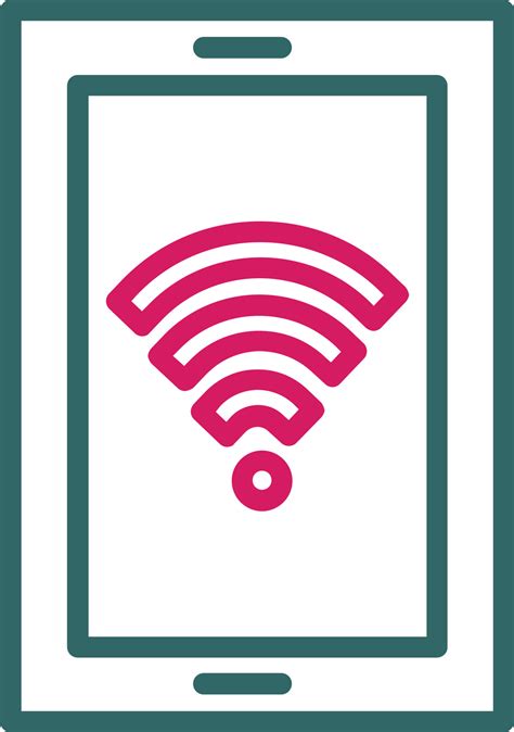 Wifi Vector Line Icon 14484029 Vector Art At Vecteezy