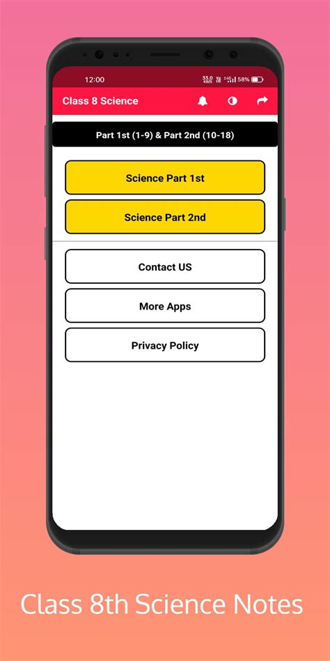 Class 8 Science Notes Apk For Android Download