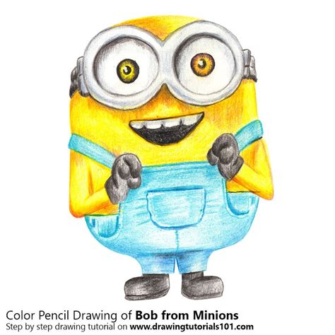 How To Draw Bob From Minions Minions Step By Step DrawingTutorials101 Com