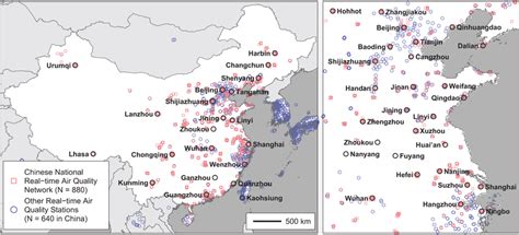 Map Of Real Time Air Pollution Monitoring Stations Map Shows The Download Scientific Diagram