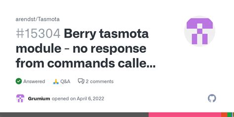 Berry Tasmota Module No Response From Commands Called From Anonymous Functions Arendst