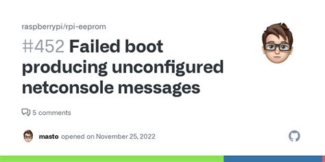 Failed Boot Producing Unconfigured Netconsole Messages Issue Raspberrypi Rpi Eeprom