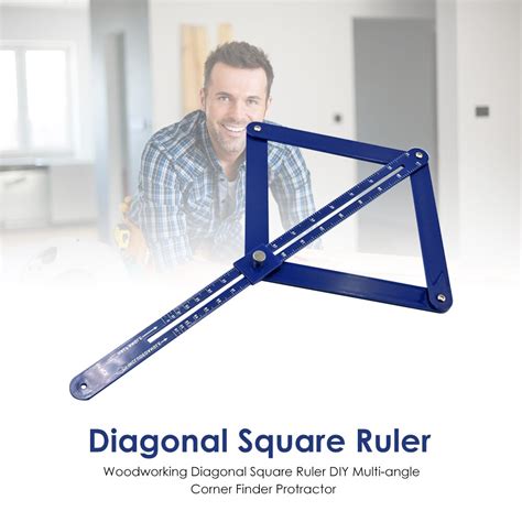 Protractor Woodworking Model Tile Wood Ruler Diy M Vicedeal