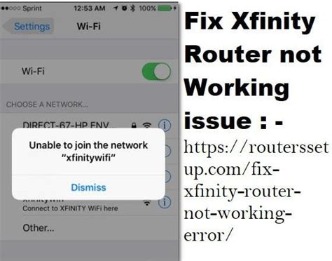 Fix Xfinity Router Not Working Issue Rat5586amu