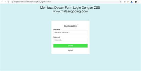Cara Membuat Website Sederhana Dengan Html Dan Css Contoh Surat Resmi