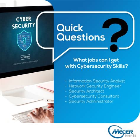 Mecer Inter Ed On Linkedin Cybersecuritycareer Techsecurityjobs Mecerintered