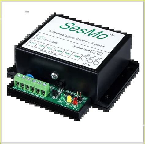 The Sesmo Standard Seismic Sensor For Atm And Safes Protection Advanced Seismic Detector